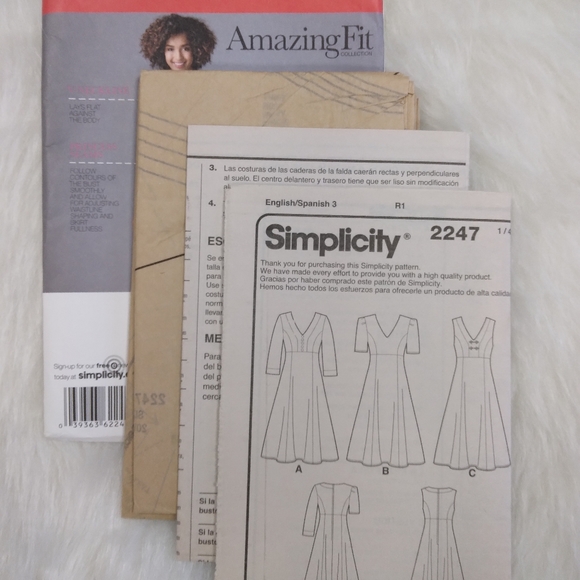 Simplicity | Office | Simplicity 2247 Amazing Fit Princesses Seam Dress ...